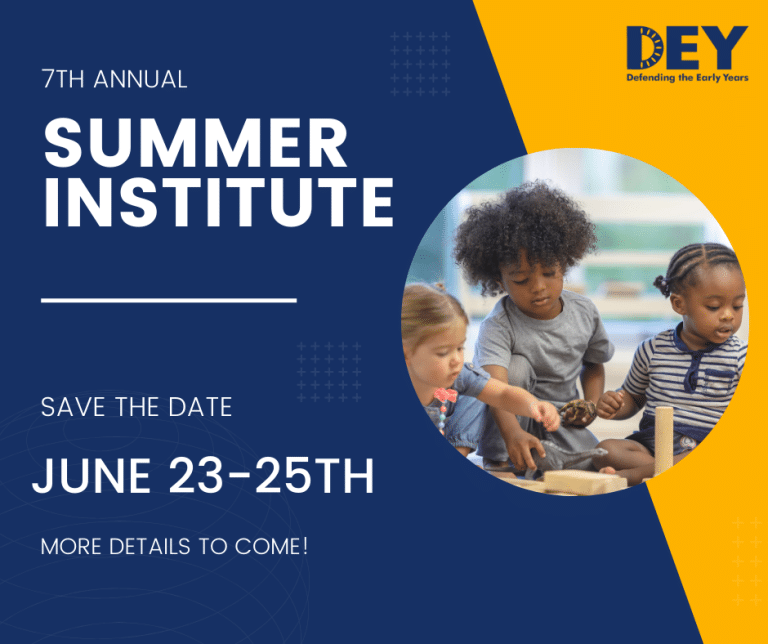 Defending the Early Years - Supporting rights & needs of young children