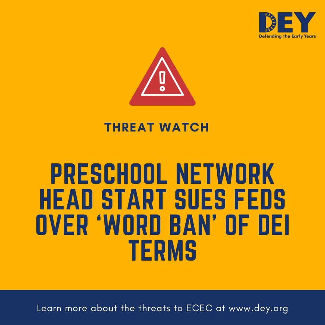 Preschool Network Head Start Sues Feds Over ‘Word Ban’ of DEI Terms ...