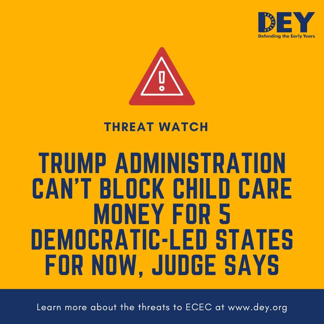 Trump Administration Can’t Block Child Care Money for 5 Democratic-led ...